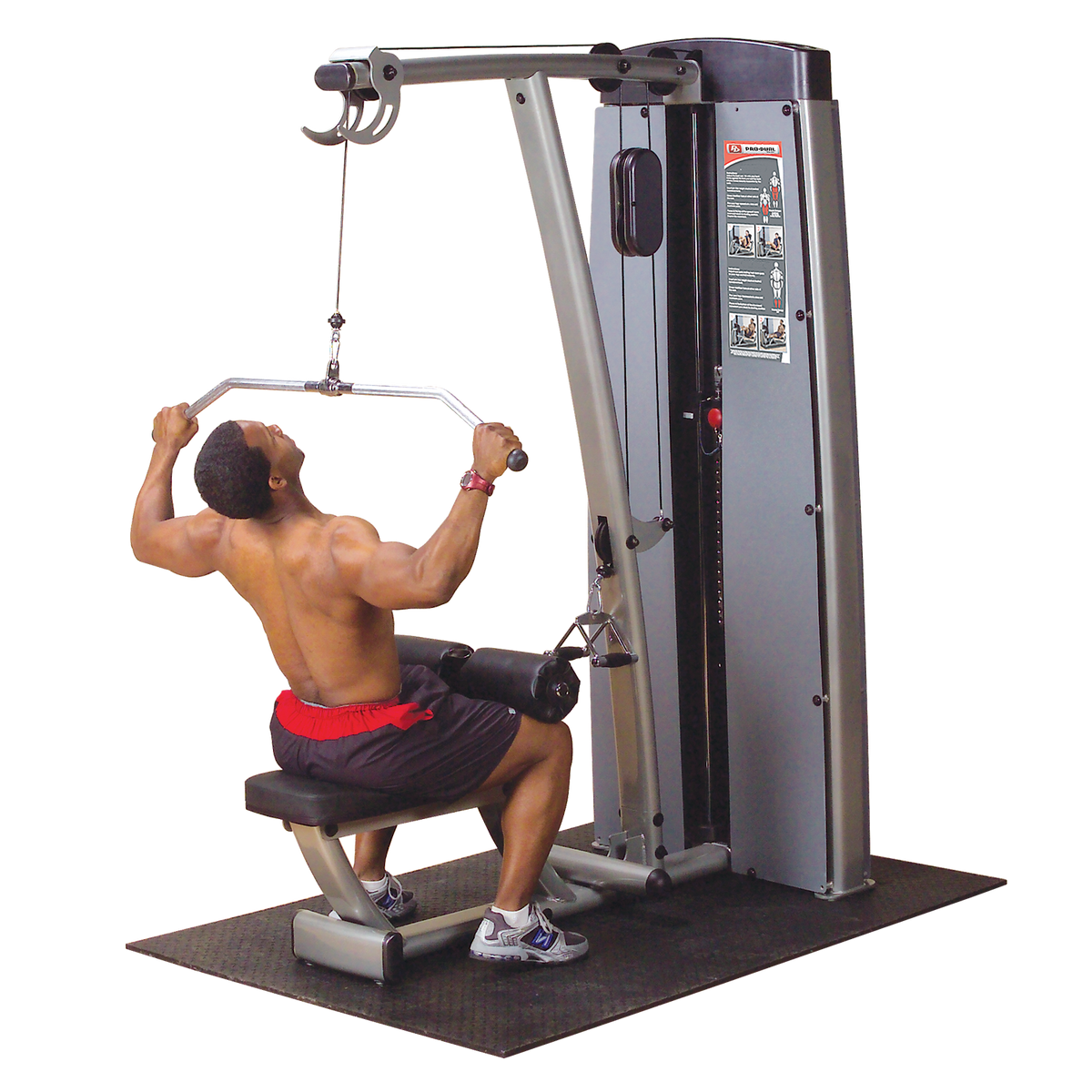 Pro Dual Freestanding Lat & Mid Row Machine DLAT-SF — D&D Barbell Company